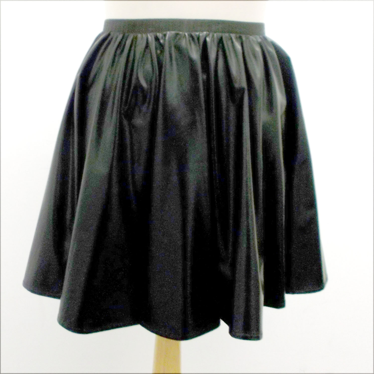 Black PVC Circle Skirt – Shop Wildside